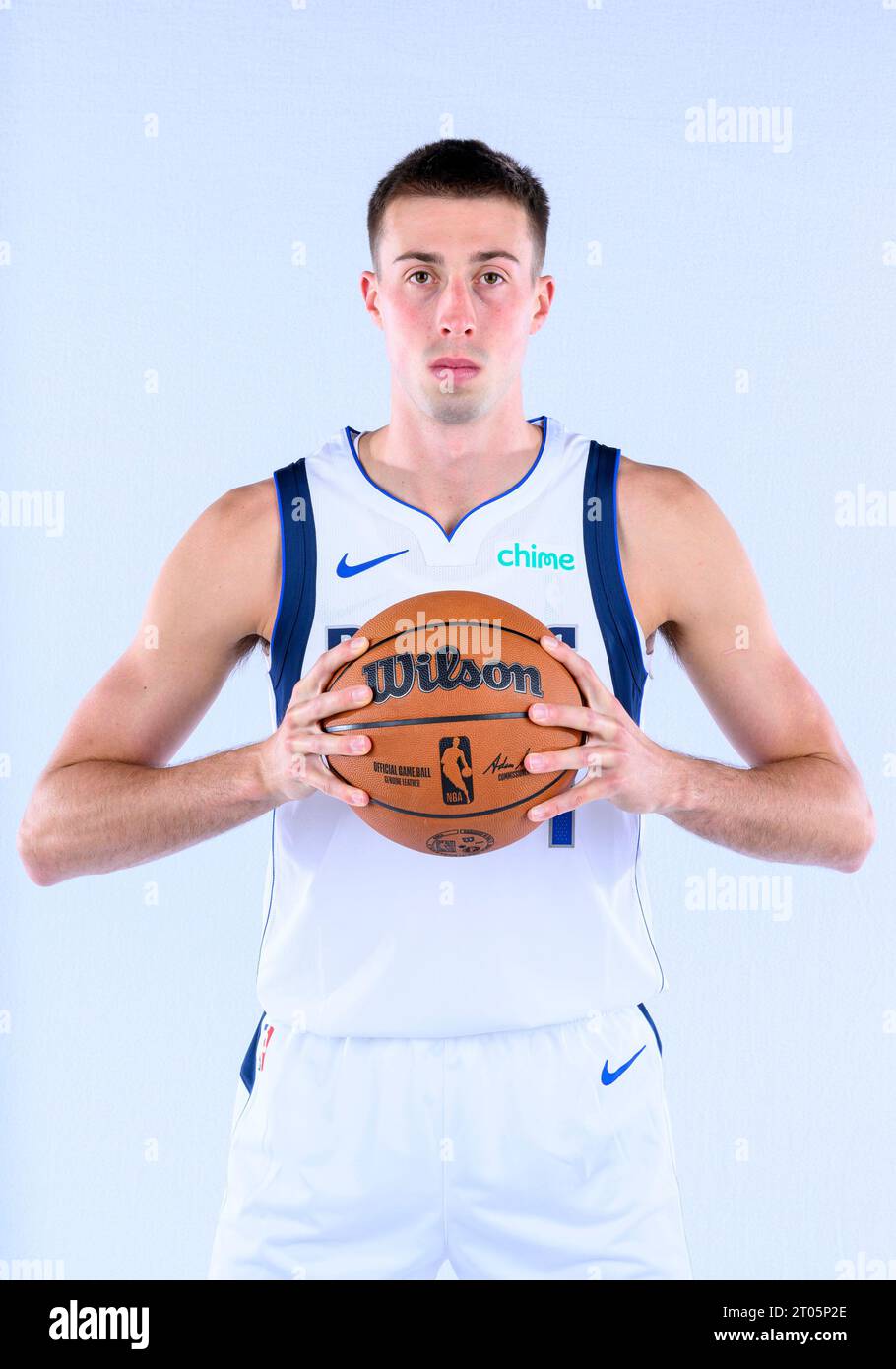 Sept 29, 2023: Dallas Mavericks guard Joe Wieskamp #37 poses during the ...