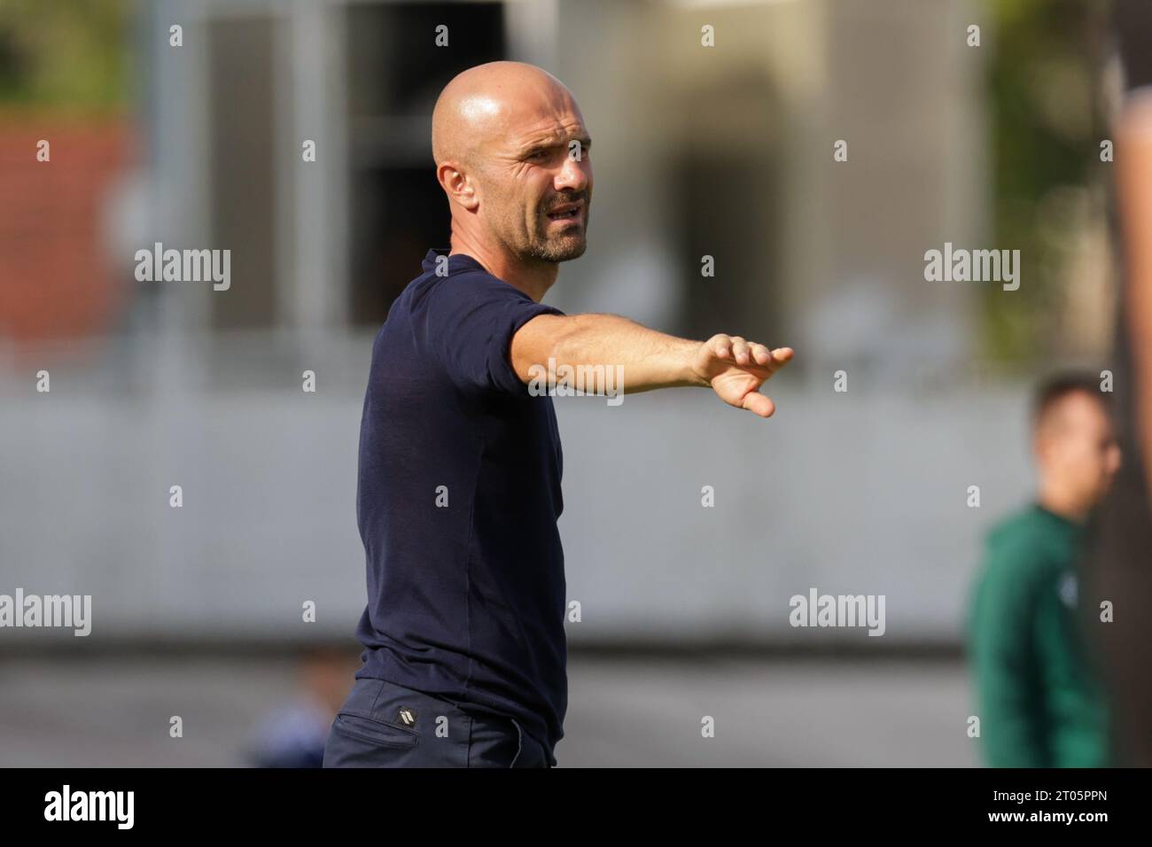 Zagreb, Croatia. 04th Oct, 2023. Head Coach of Dinamo Zagreb Ivica ...
