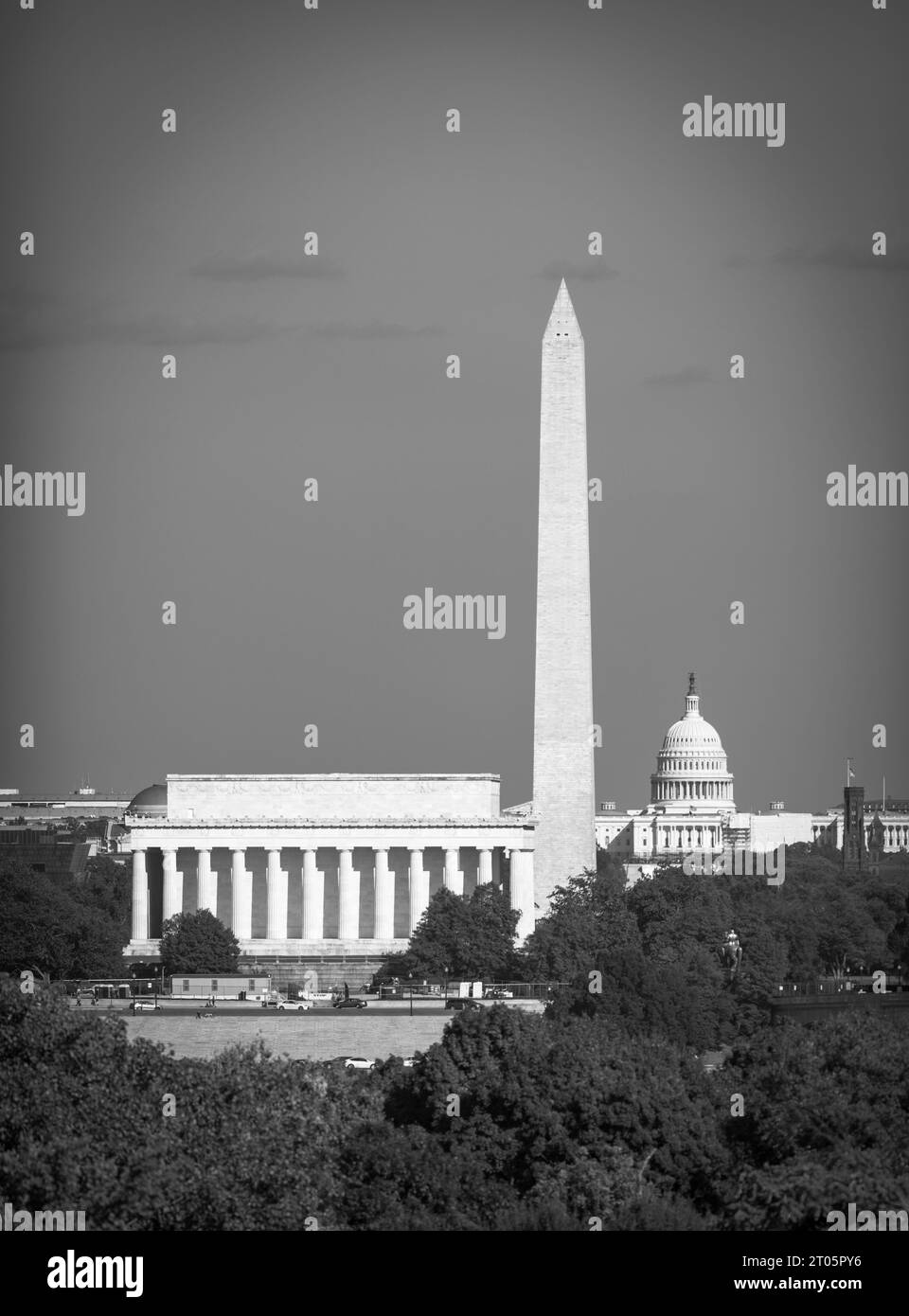 Washington dc capitol skyline Black and White Stock Photos & Images - Alamy