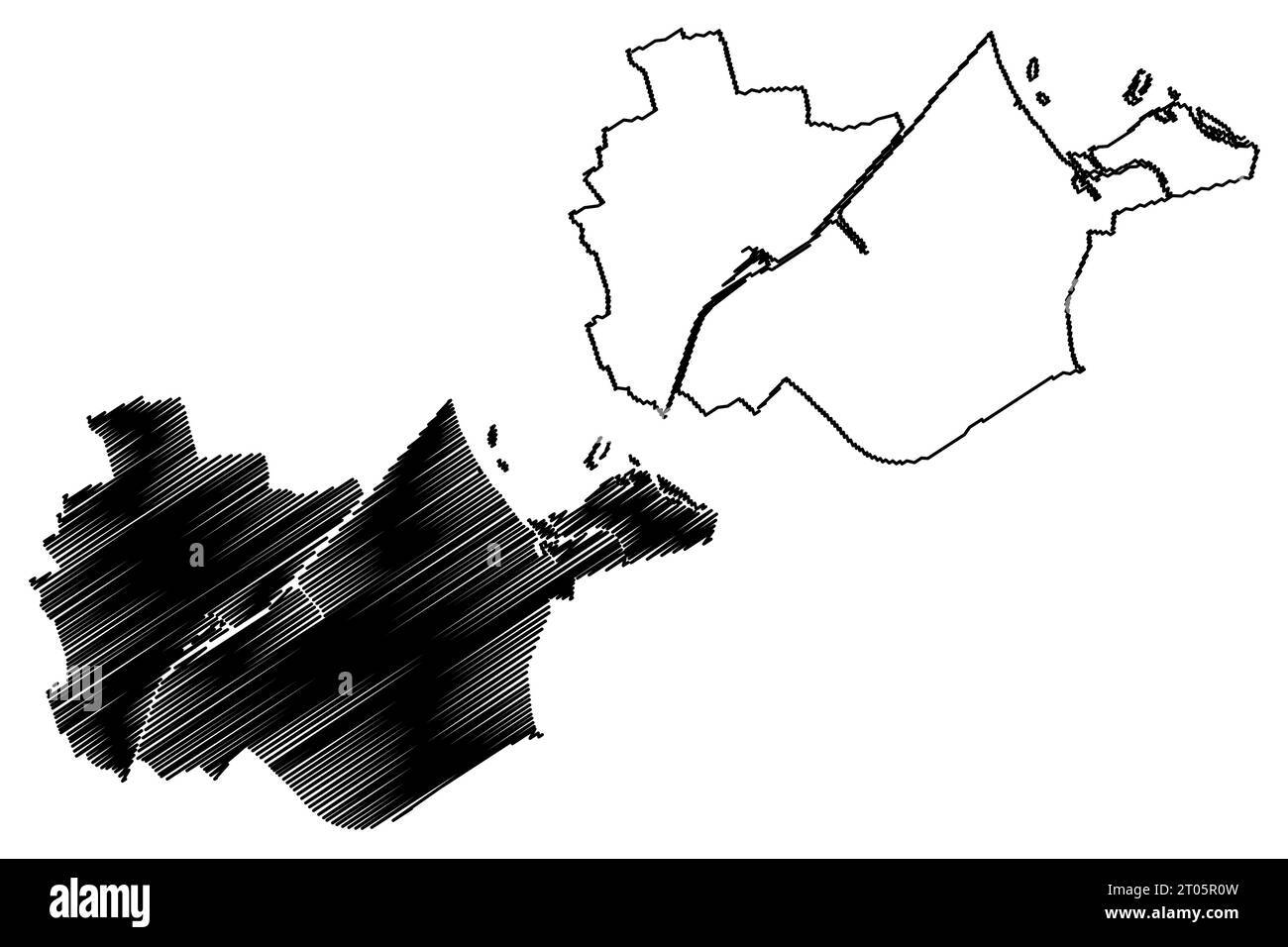 Middelburg city and municipality (Kingdom of the Netherlands, Holland ...