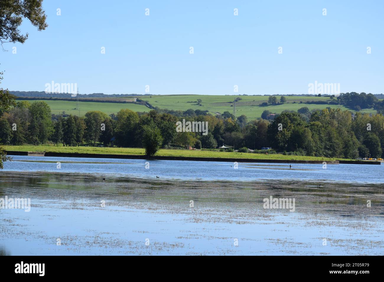Lac d'Echternach in early autumn Stock Photo - Alamy