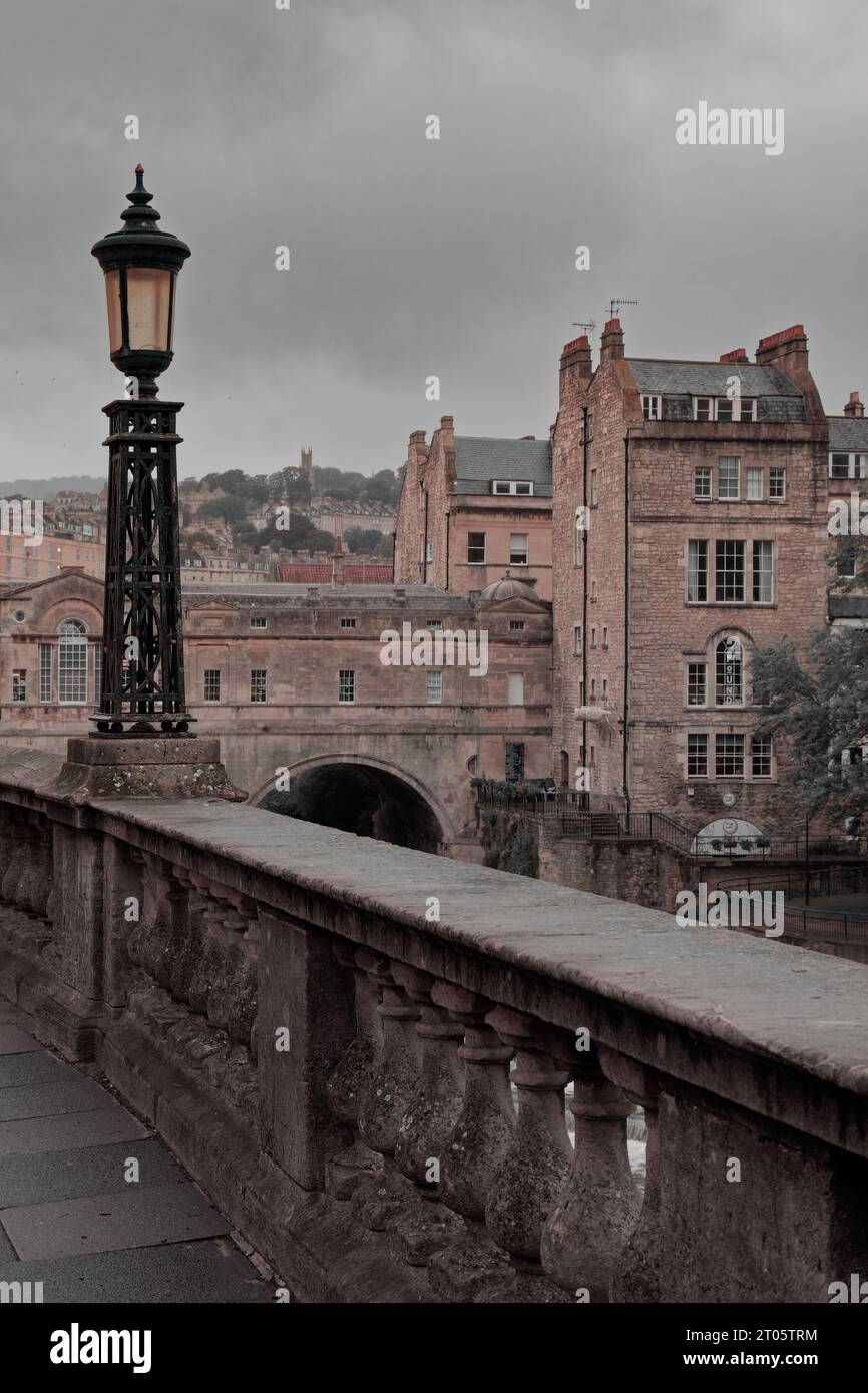 October Rain In Bath Stock Photo - Alamy
