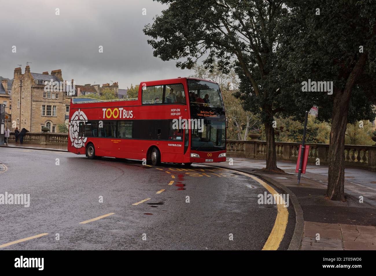 October Rain In Bath Stock Photo - Alamy