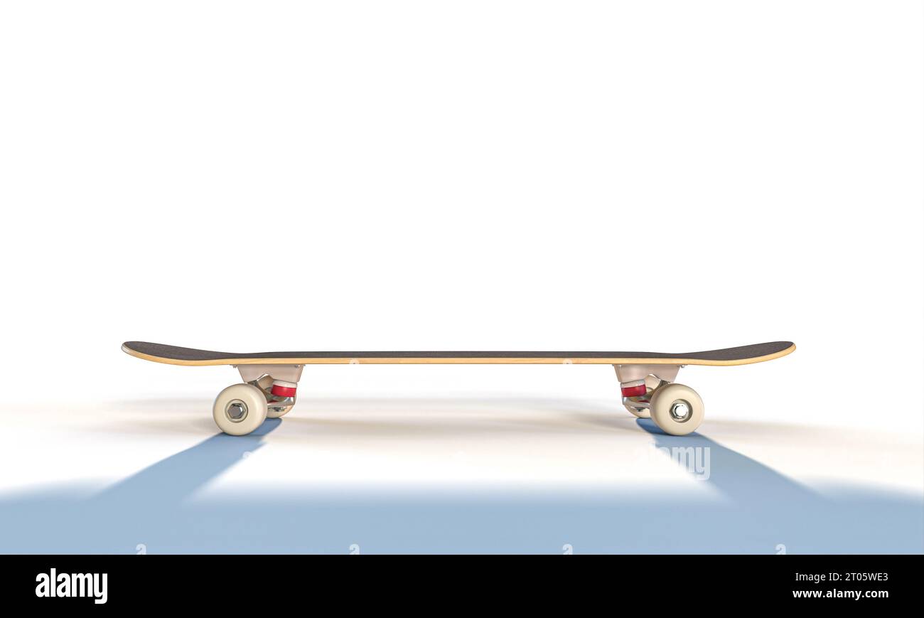 Skateboard Deck Side View