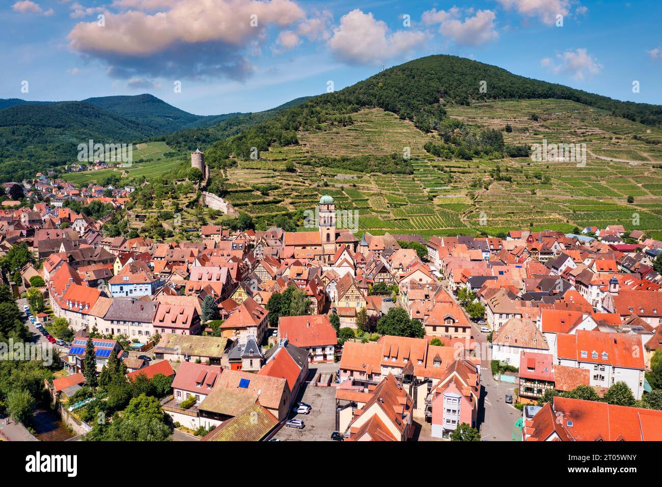 Kaysersberg in Alsace, one of the most beautiful villages of France ...
