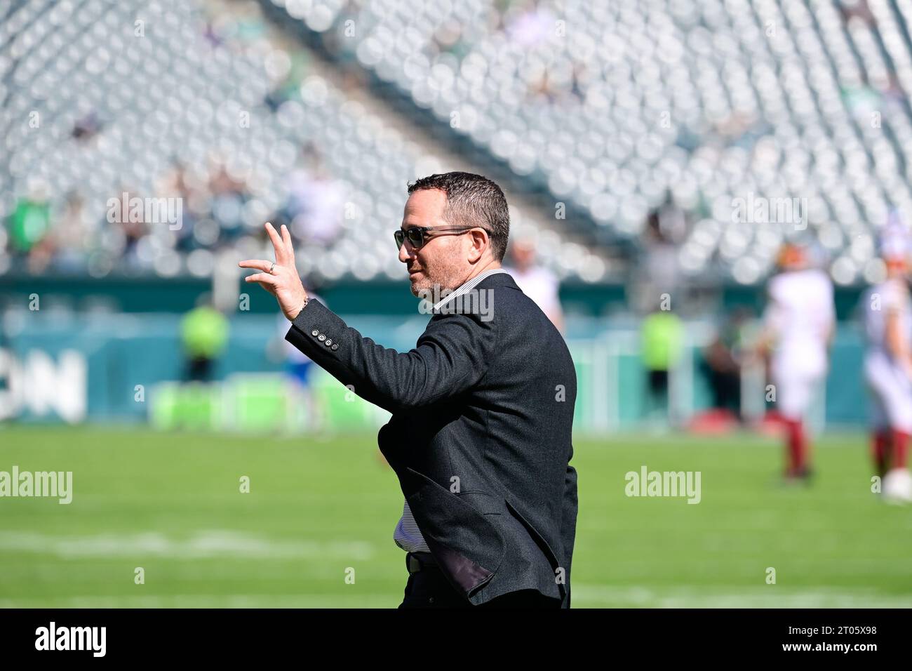 October 1, 2023: Philadelphia Eagles general manager Howie Roseman ...