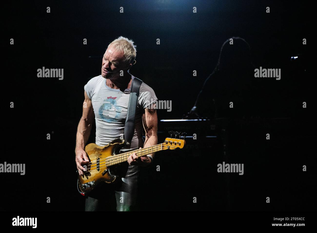 Sting performs at The Toyota Pavilion at Concord on October 2, 2023 in ...