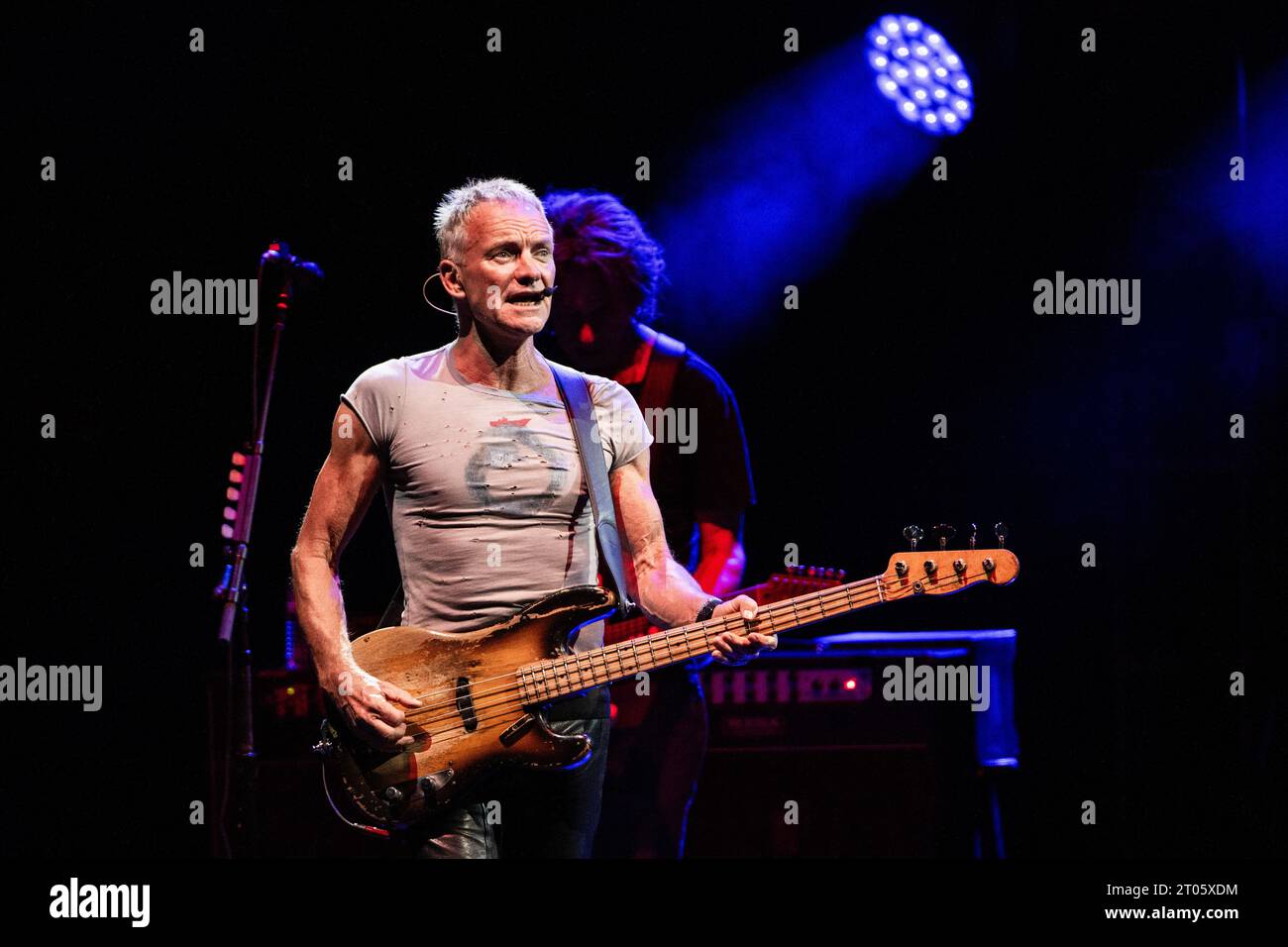 Sting performs at The Toyota Pavilion at Concord on October 2, 2023 in ...