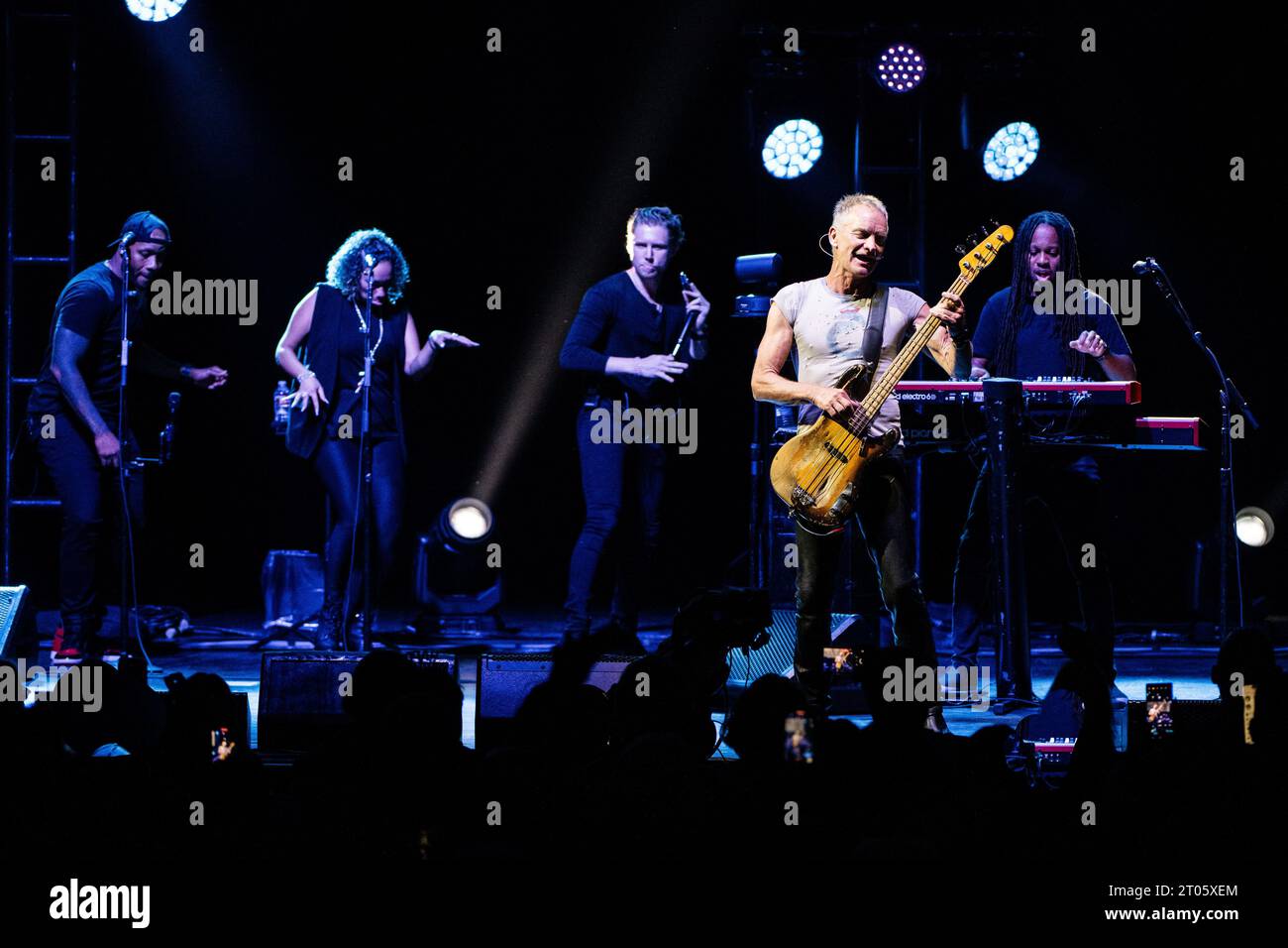 Sting performs at The Toyota Pavilion at Concord on October 2, 2023 in ...