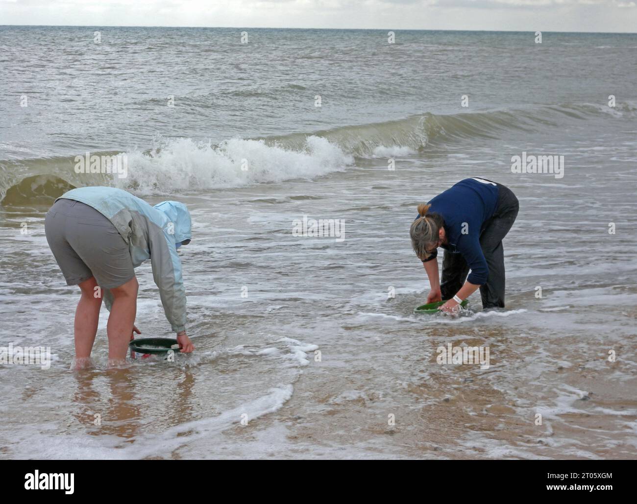 sieving sediment for finds, oldest human site north of alps Happisburgh ...