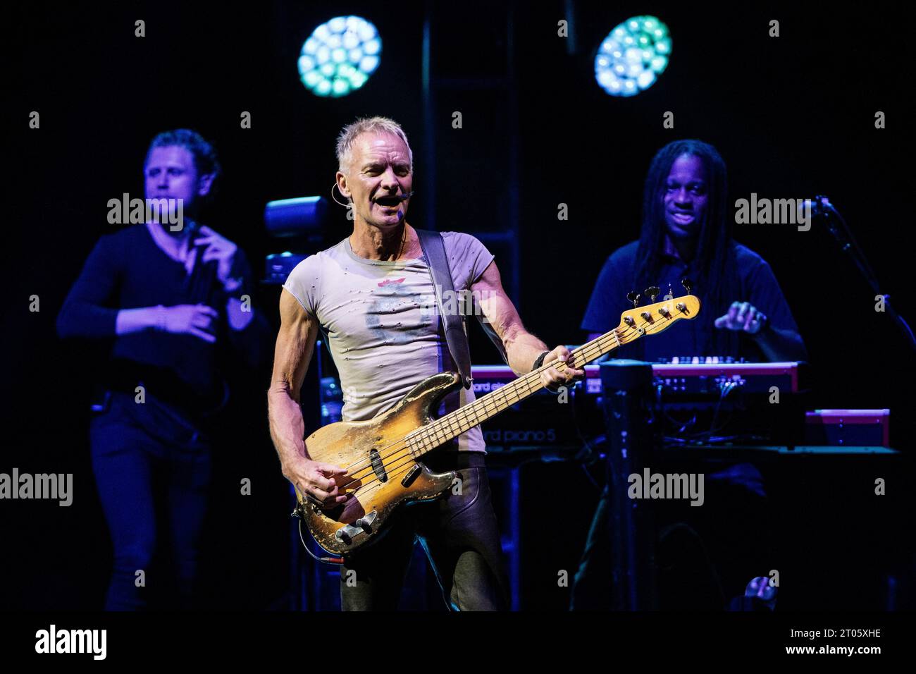 Sting performs at The Toyota Pavilion at Concord on October 2, 2023 in ...