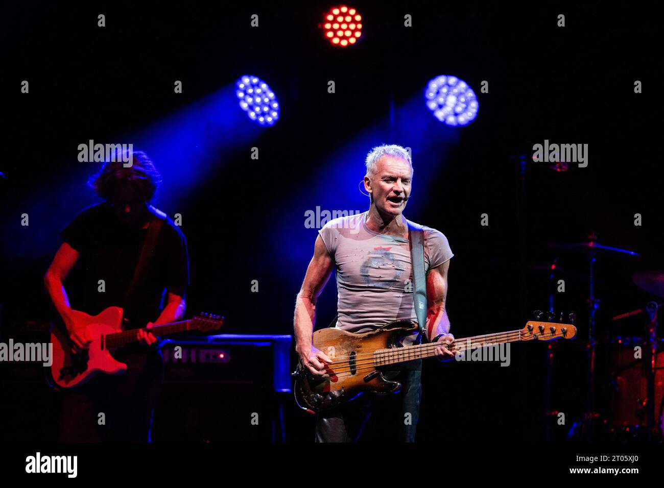 Sting performs at The Toyota Pavilion at Concord on October 2, 2023 in ...
