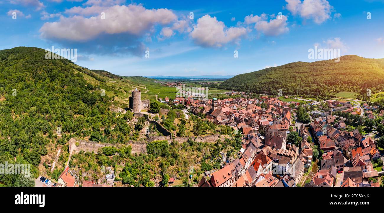 Kaysersberg in Alsace, one of the most beautiful villages of France ...
