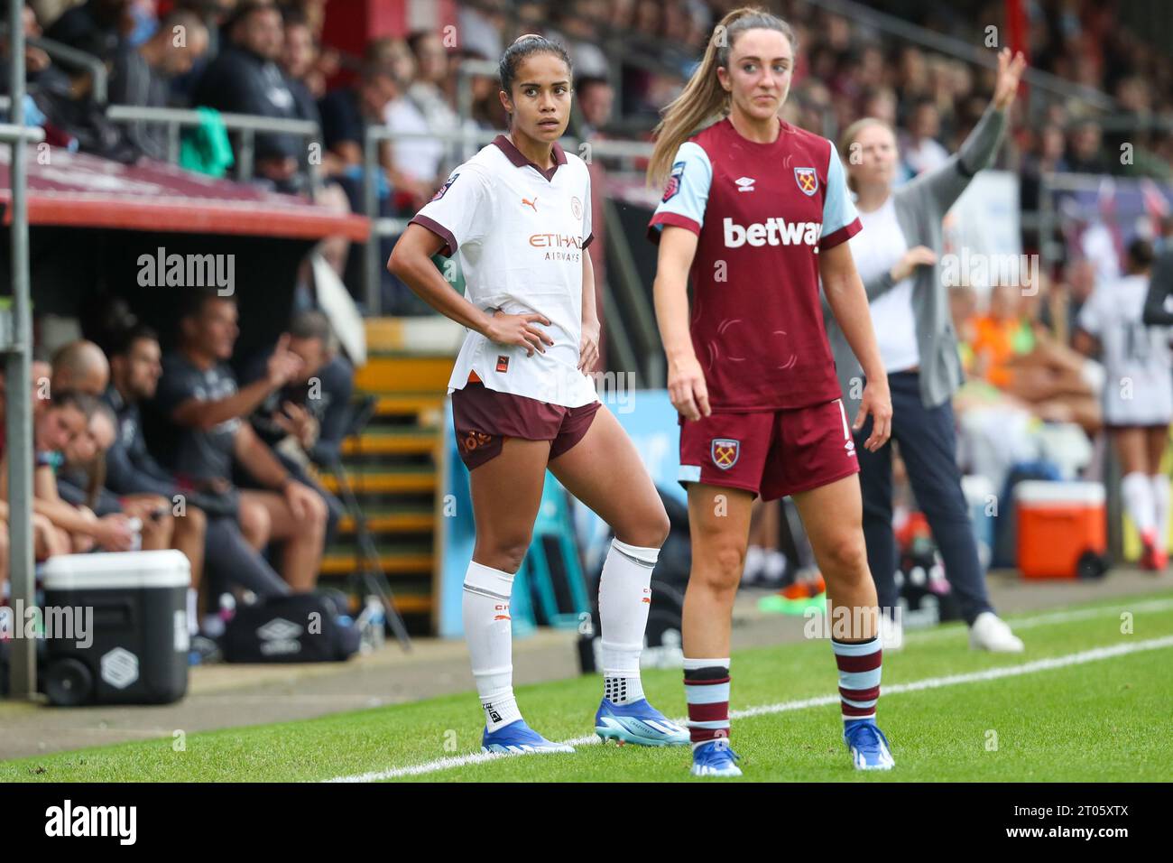 London, UK. 1st October 2023. Mary Fowler during the Barclays WSL ...