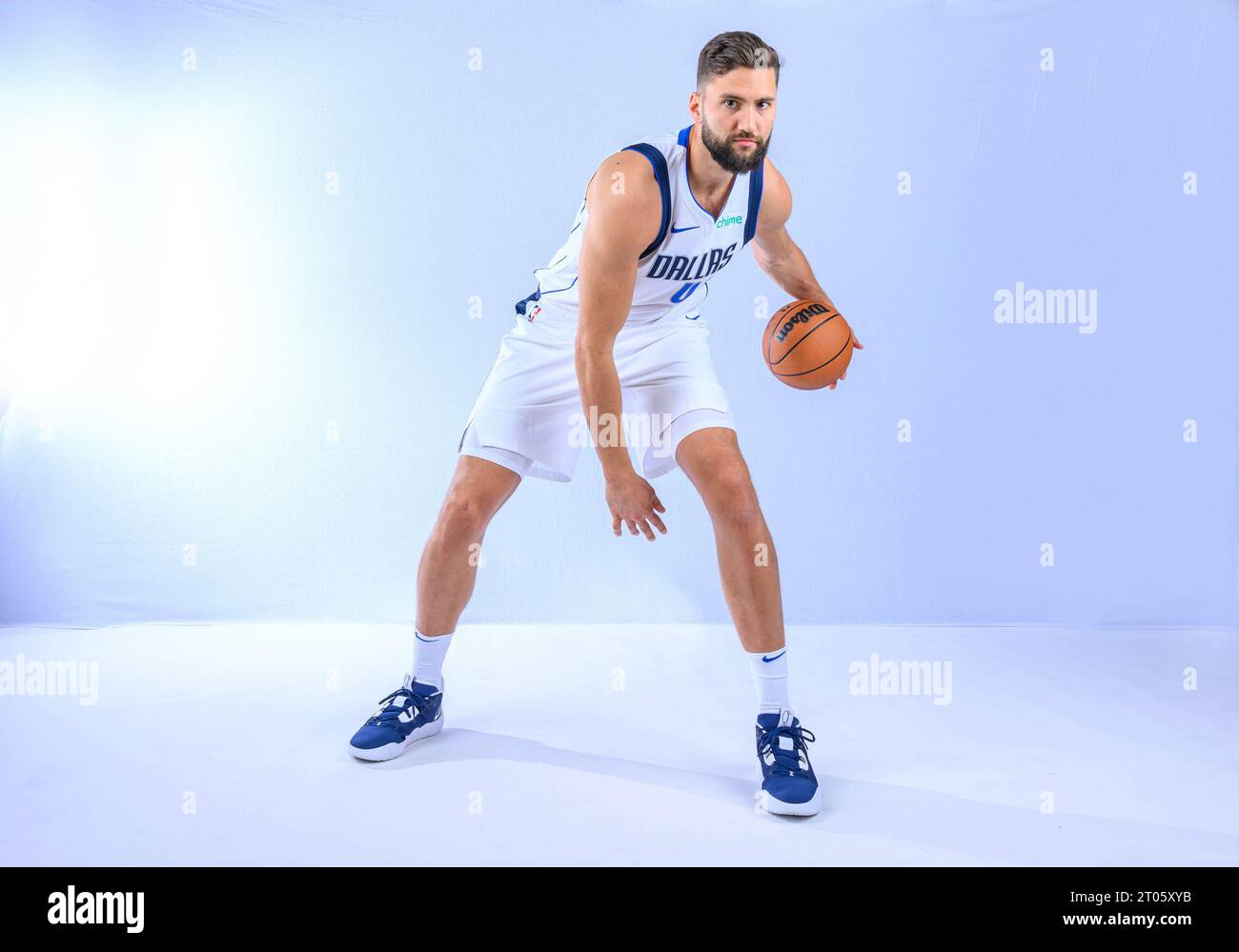 Sept 29, 2023: Dallas Mavericks center Maxi Kleber #42 poses during the ...
