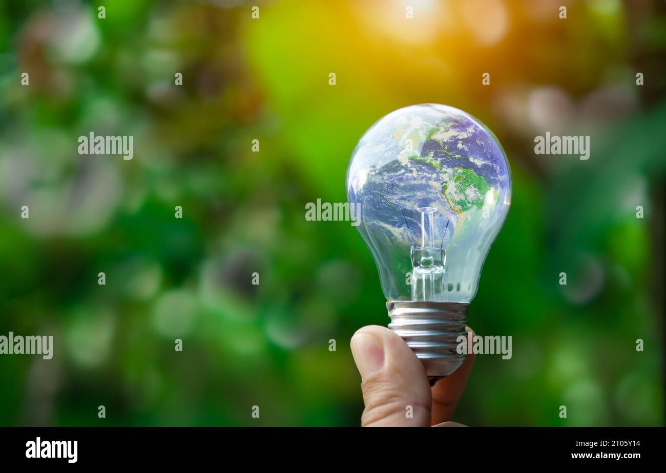 Concept of renewable energy, environmental protection, and sustainable ...