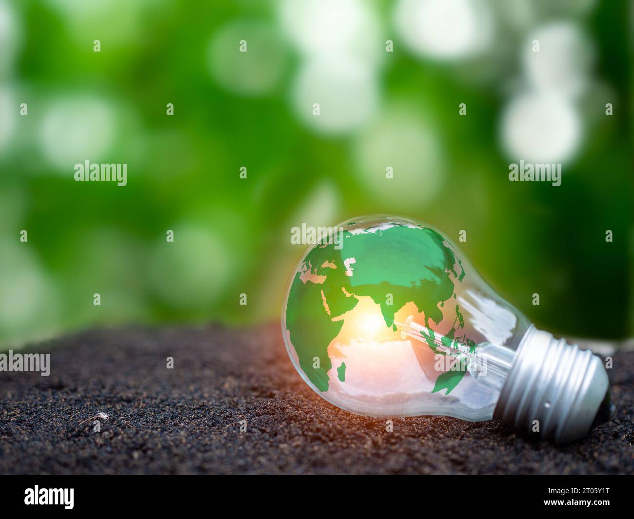 Concept of renewable energy, environmental protection, and sustainable ...