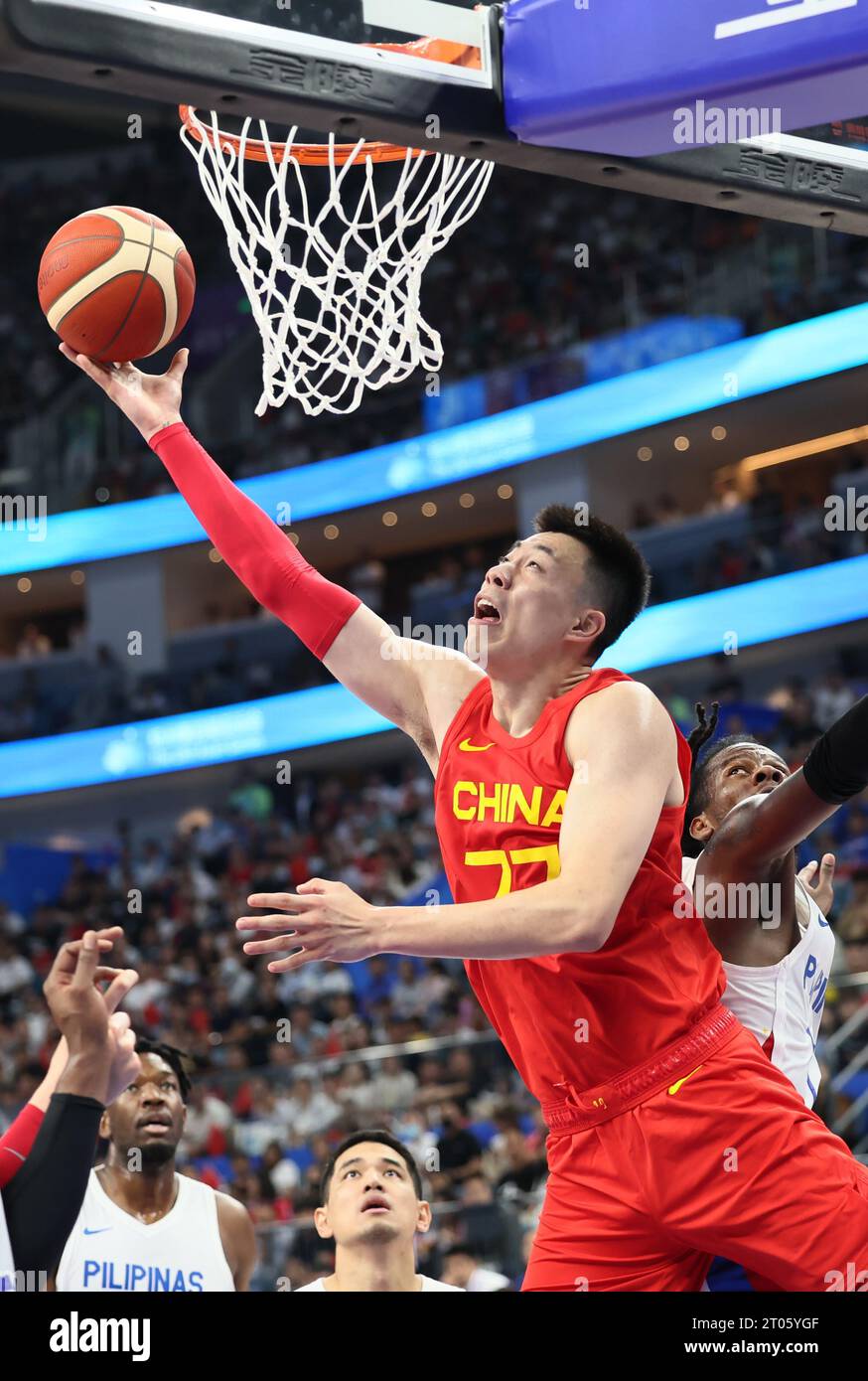 Hangzhou, China's Zhejiang Province. 4th Oct, 2023. Zhang Zhenlin of ...