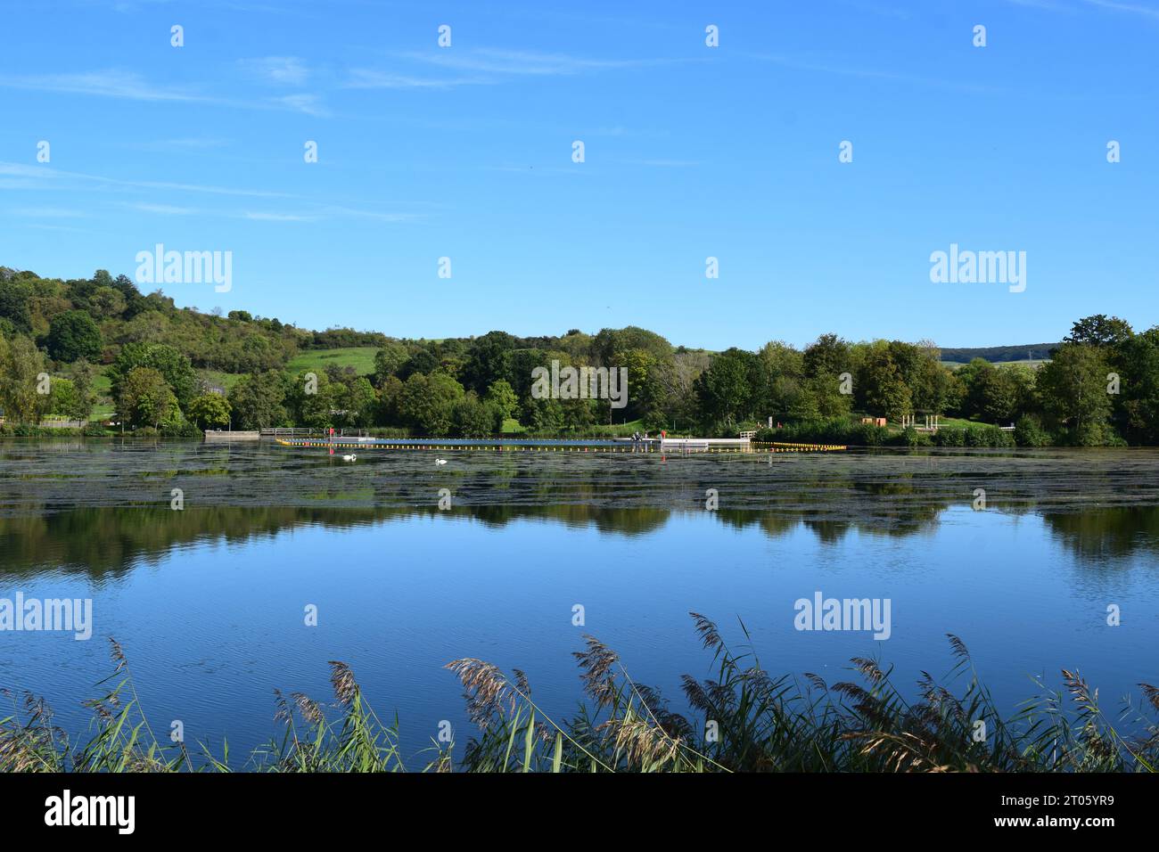 Lac d'Echternach in early autumn Stock Photo - Alamy