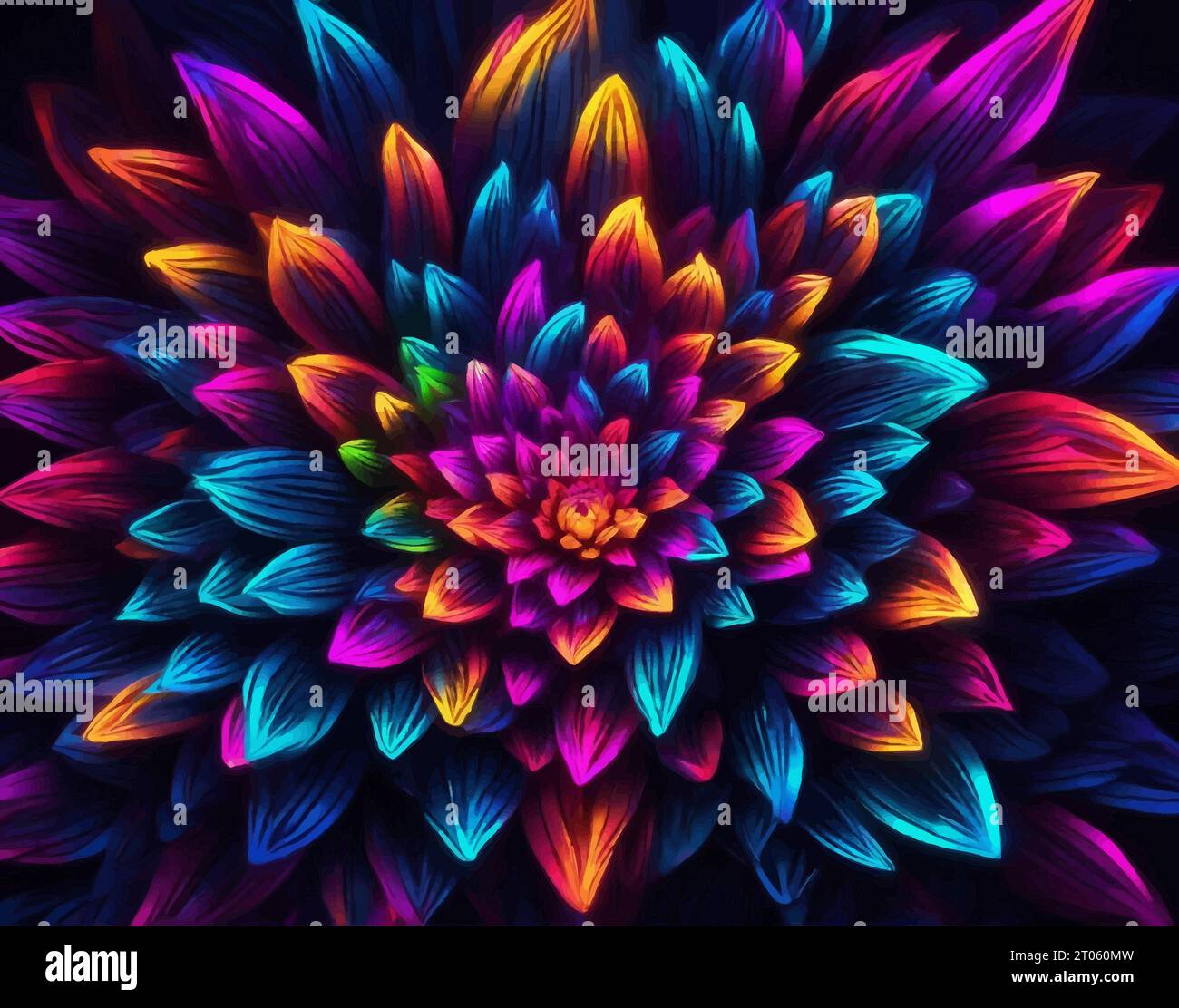 A stunning 3D vector background featuring a vibrant array of colorful ...