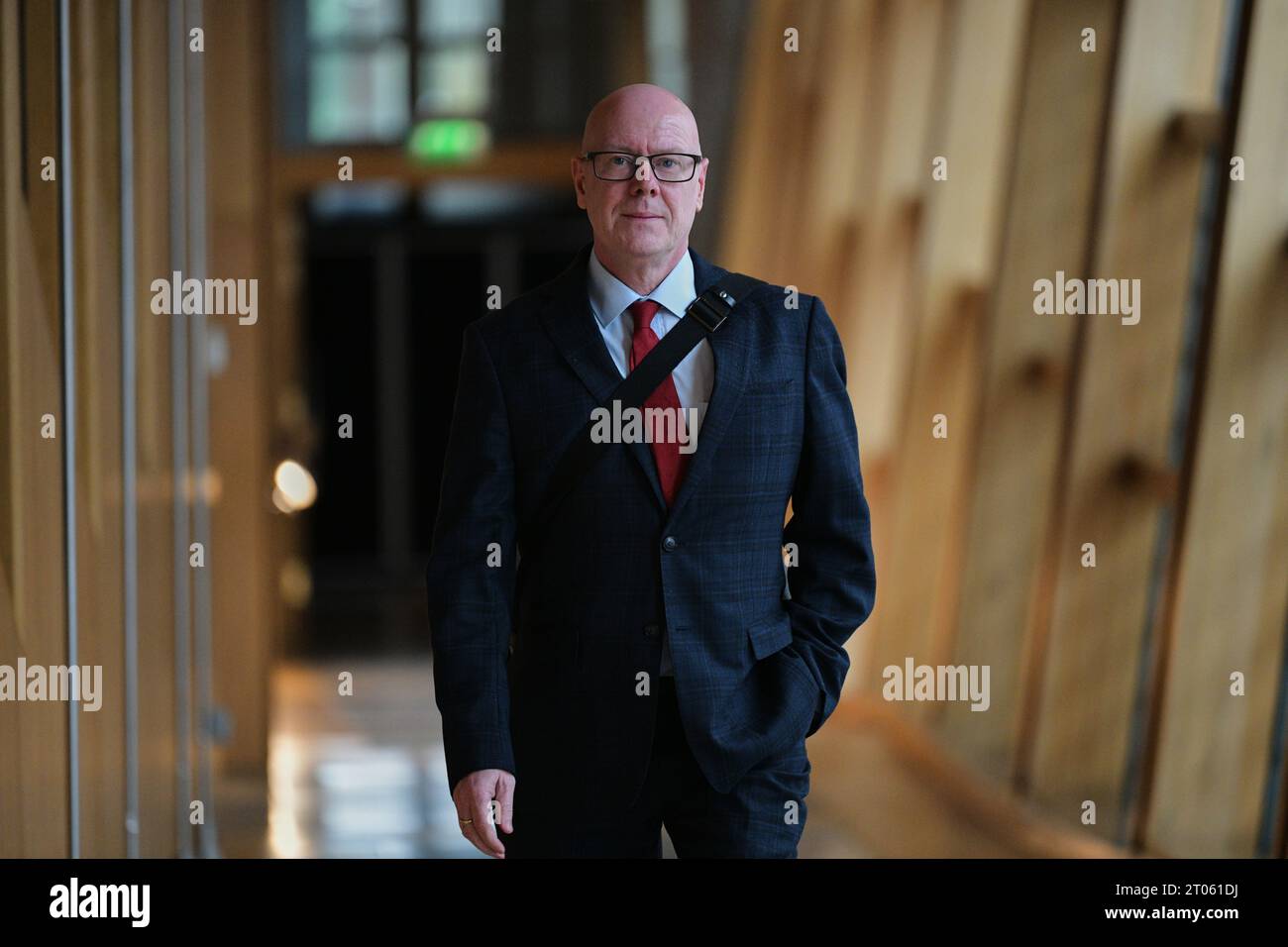 Edinburgh Scotland, UK 04 October 2023. Kevin Stewart MSP at the ...
