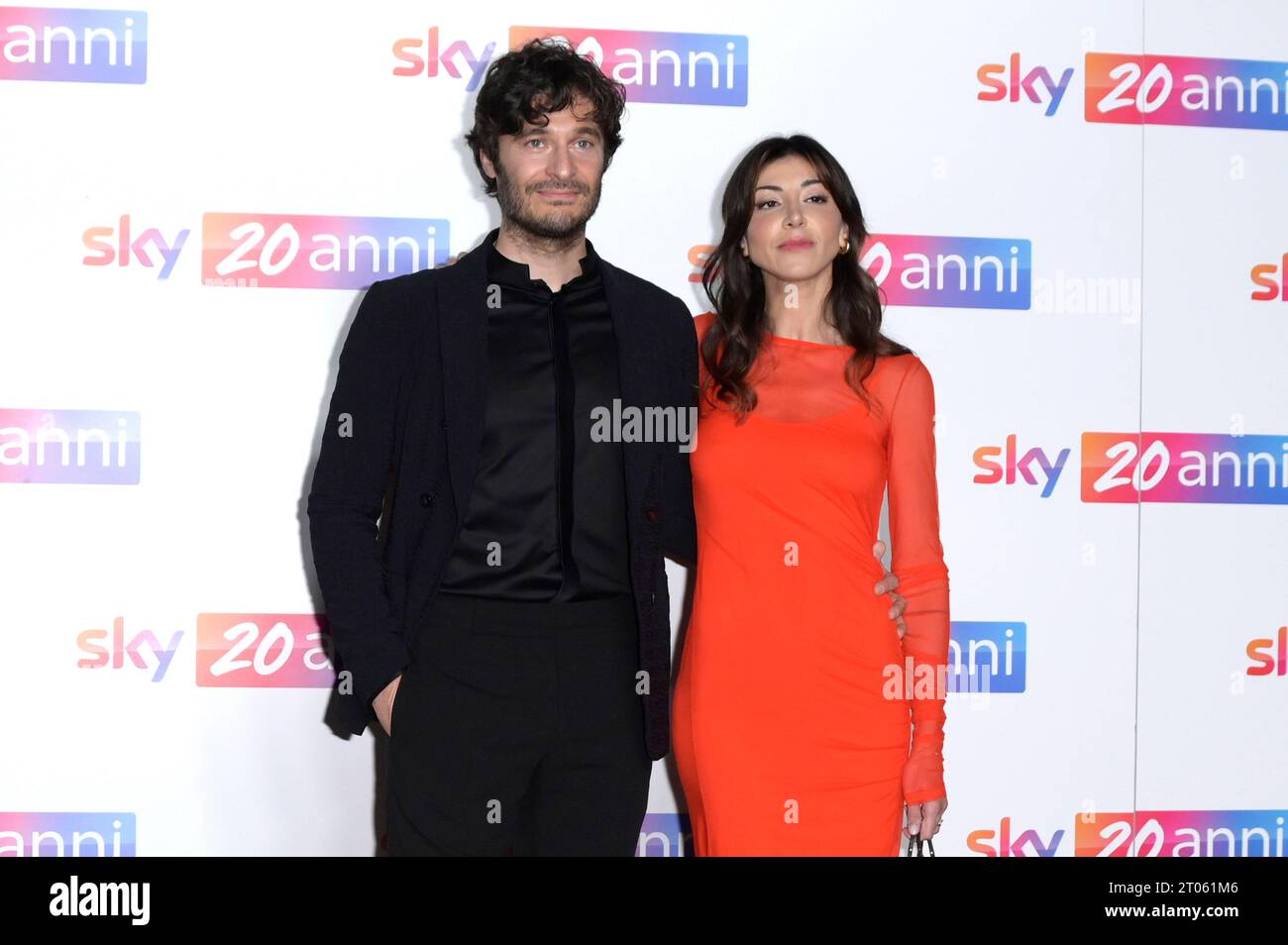 Lino Guanciale und Antonella Liuzzi beim Photocall Sky 20 anni / Sky 20 ...