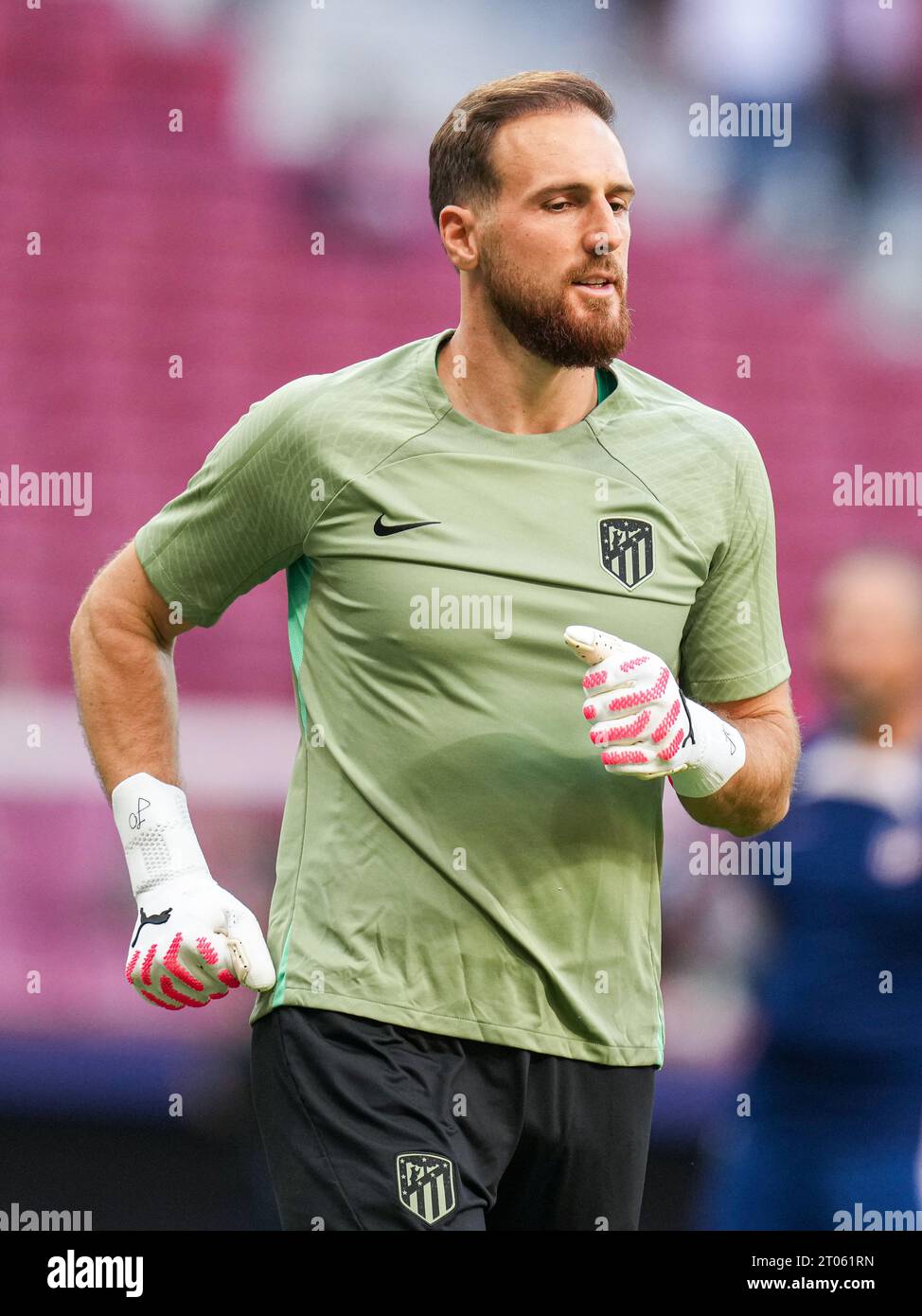 Madrid, Spain. 04th Oct, 2023. Madrid - Atletico Madrid goalkeeper Jan ...