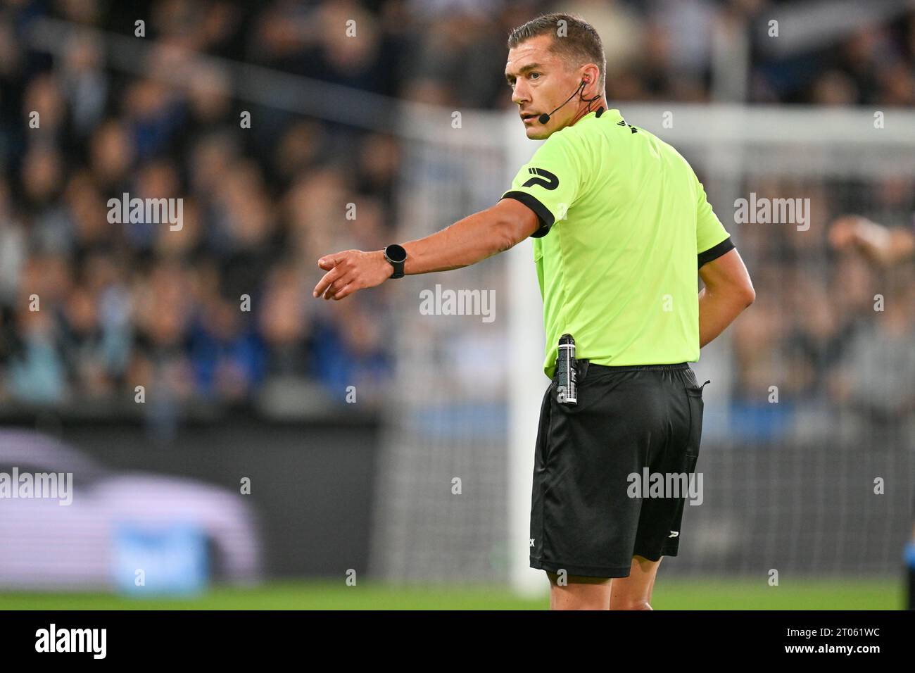 referee Jonathan Lardot pictured during the Jupiler Pro League season ...