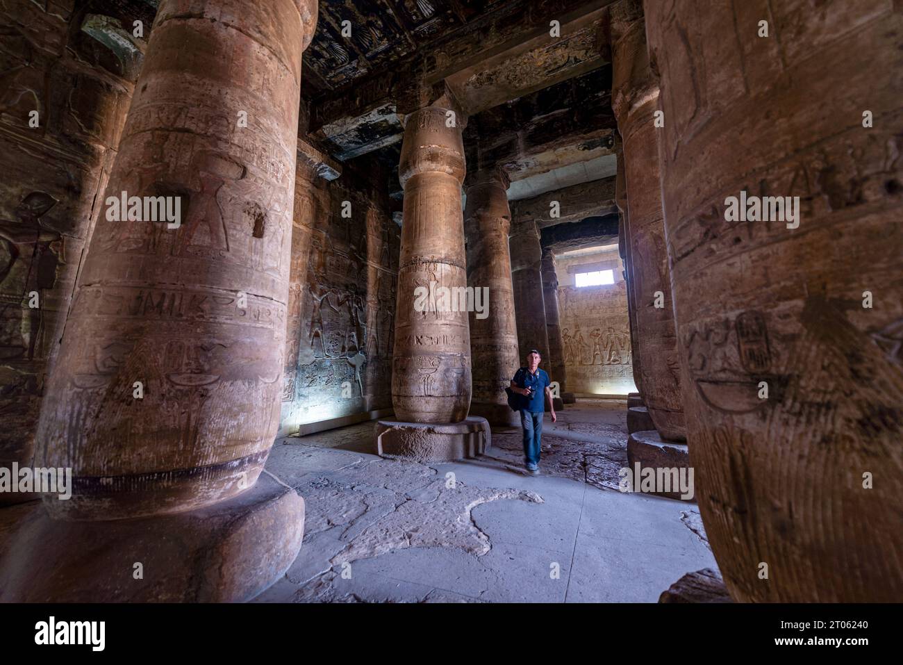 Temple of Seti I, Abydos, Egypt Stock Photo - Alamy