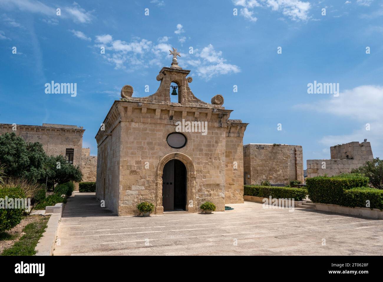 Birgu, Malta, May 1, 2023. St. Anne's Chapel is a Roman Catholic chapel ...
