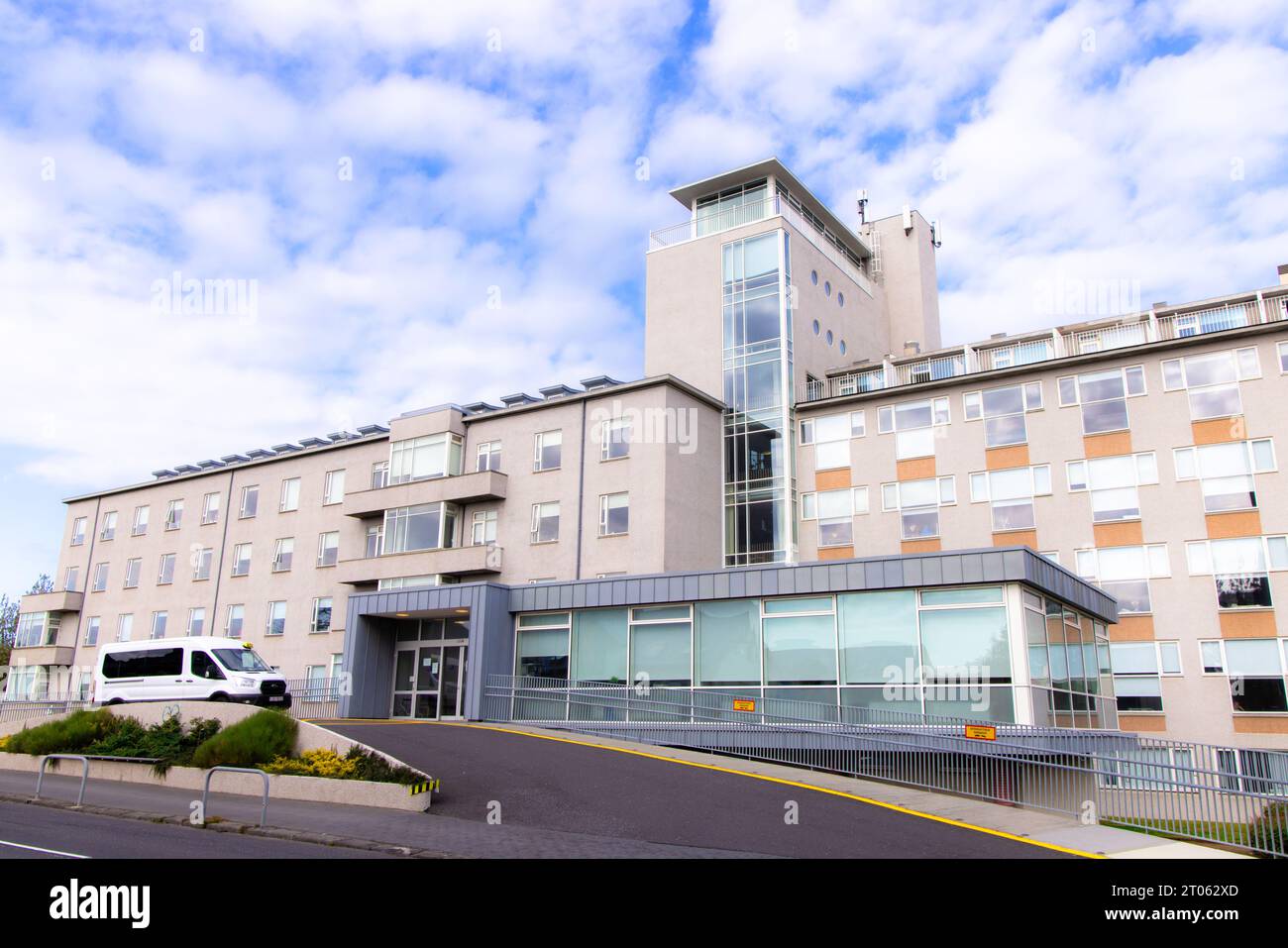Landspitali University Hospital, or Landakot Hospital, a large hospital ...