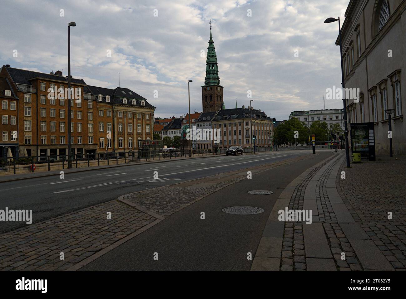 Empty street copenhagen hi-res stock photography and images - Alamy