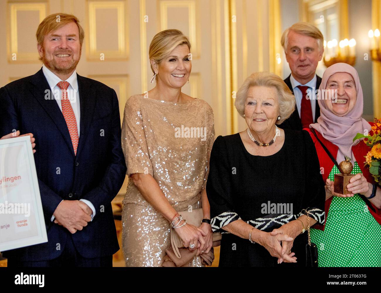 Queen Maxima, King Willem Alexander and Princess Beatrix at the annual ...