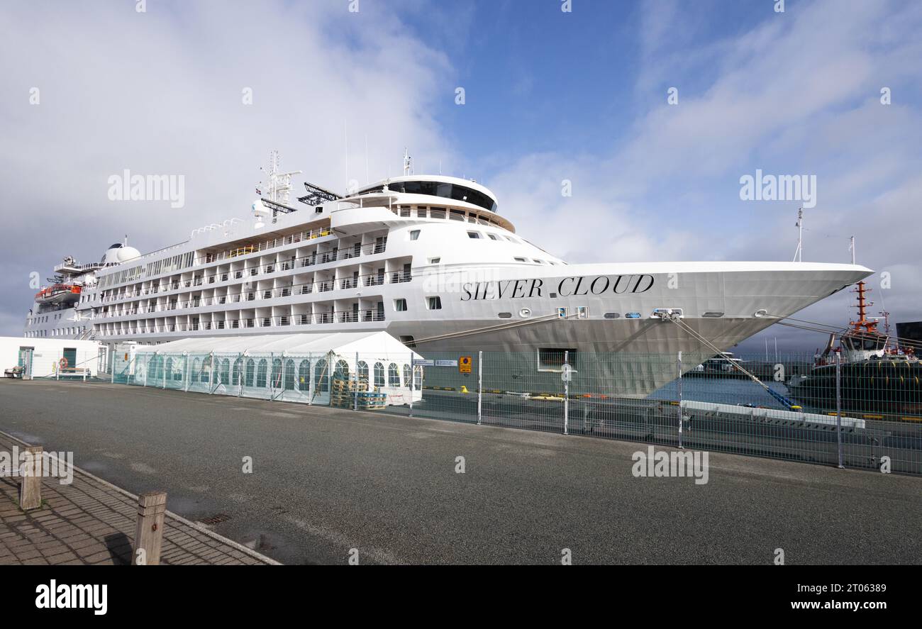 The Silversea Cruise line ship Silver Cloud, the first ship in the ...