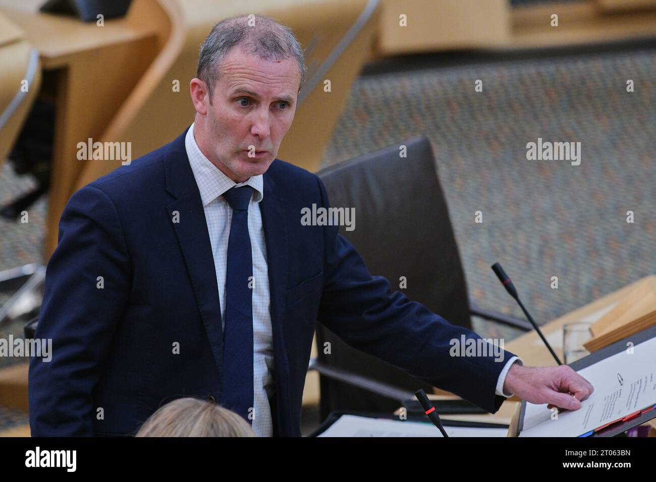Edinburgh Scotland, UK 04 October 2023. Cabinet Secretary for NHS ...