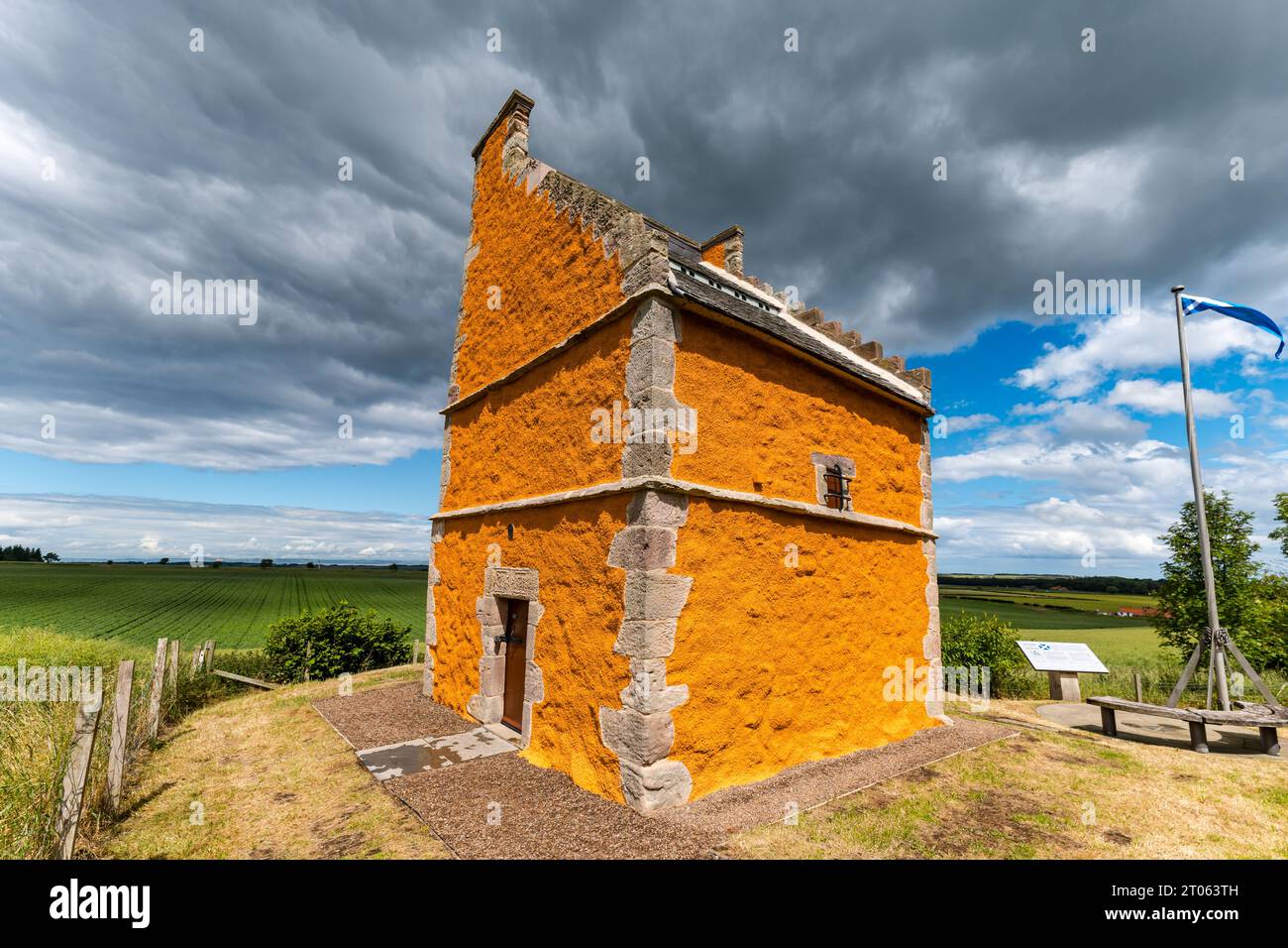 Historic newly restored dovecot Hepburn Doocot, Saltire Heritage Centre ...