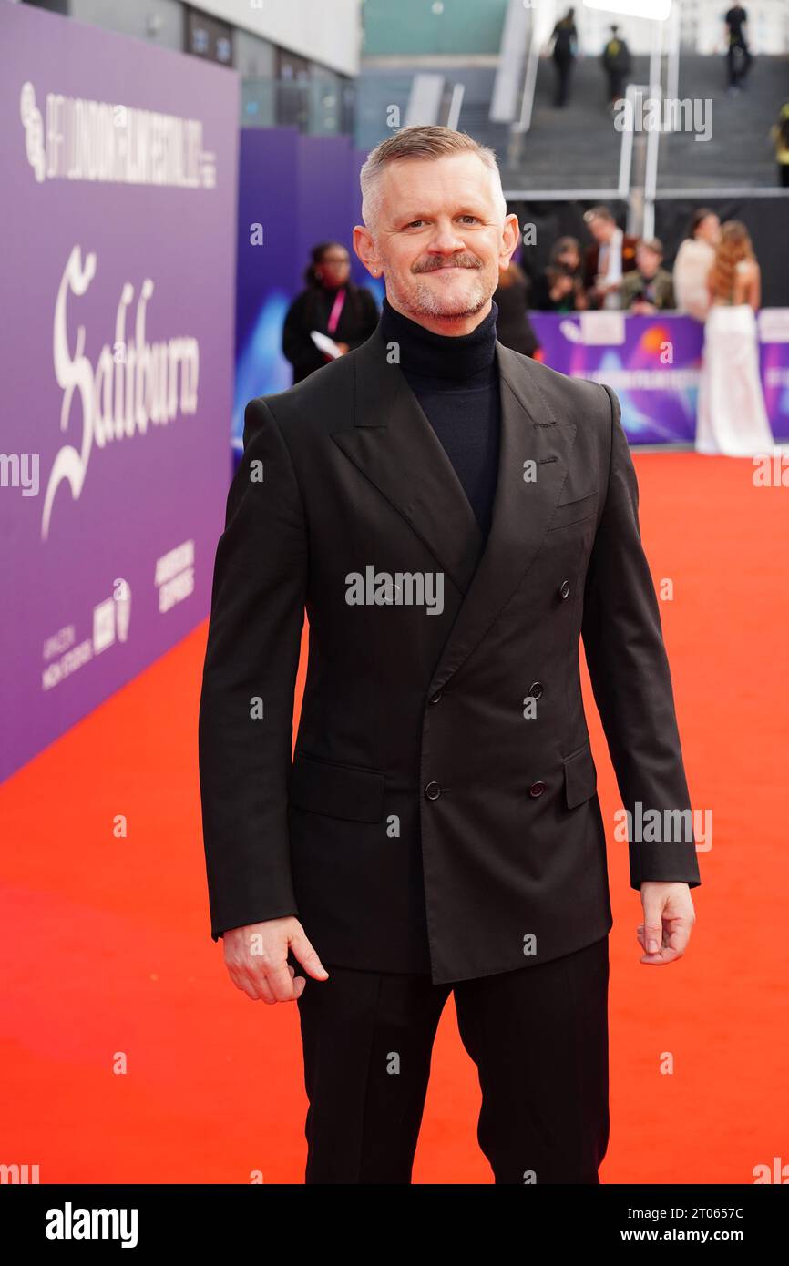 Ben Roberts arrives for the opening night gala, Saltburn, at the BFI ...