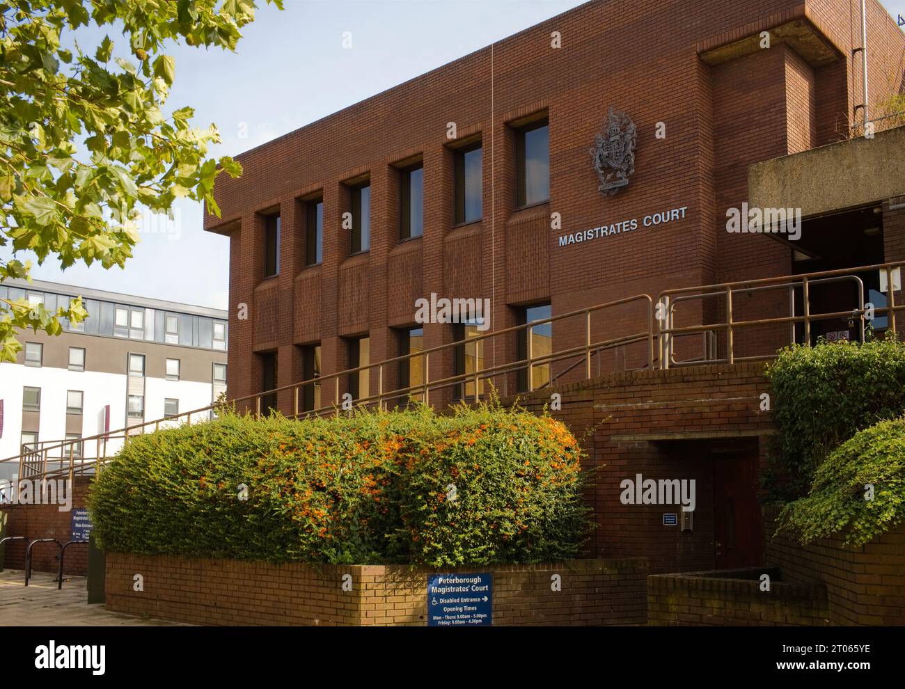The Magistrates Court building in Peterborough Stock Photo - Alamy