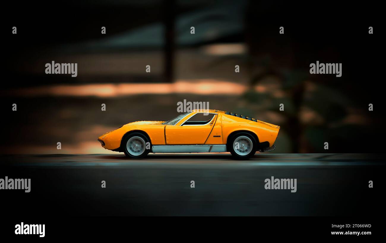 Diecast car photography, toy car, 1.36 size Stock Photo - Alamy