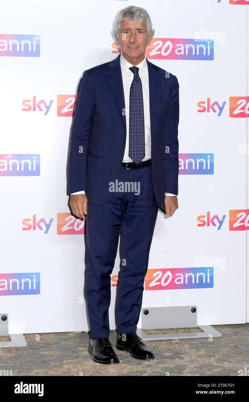 Andrea Abodi beim Photocall 'Sky 20 anni / Sky 20 Jahre' im Terme di ...