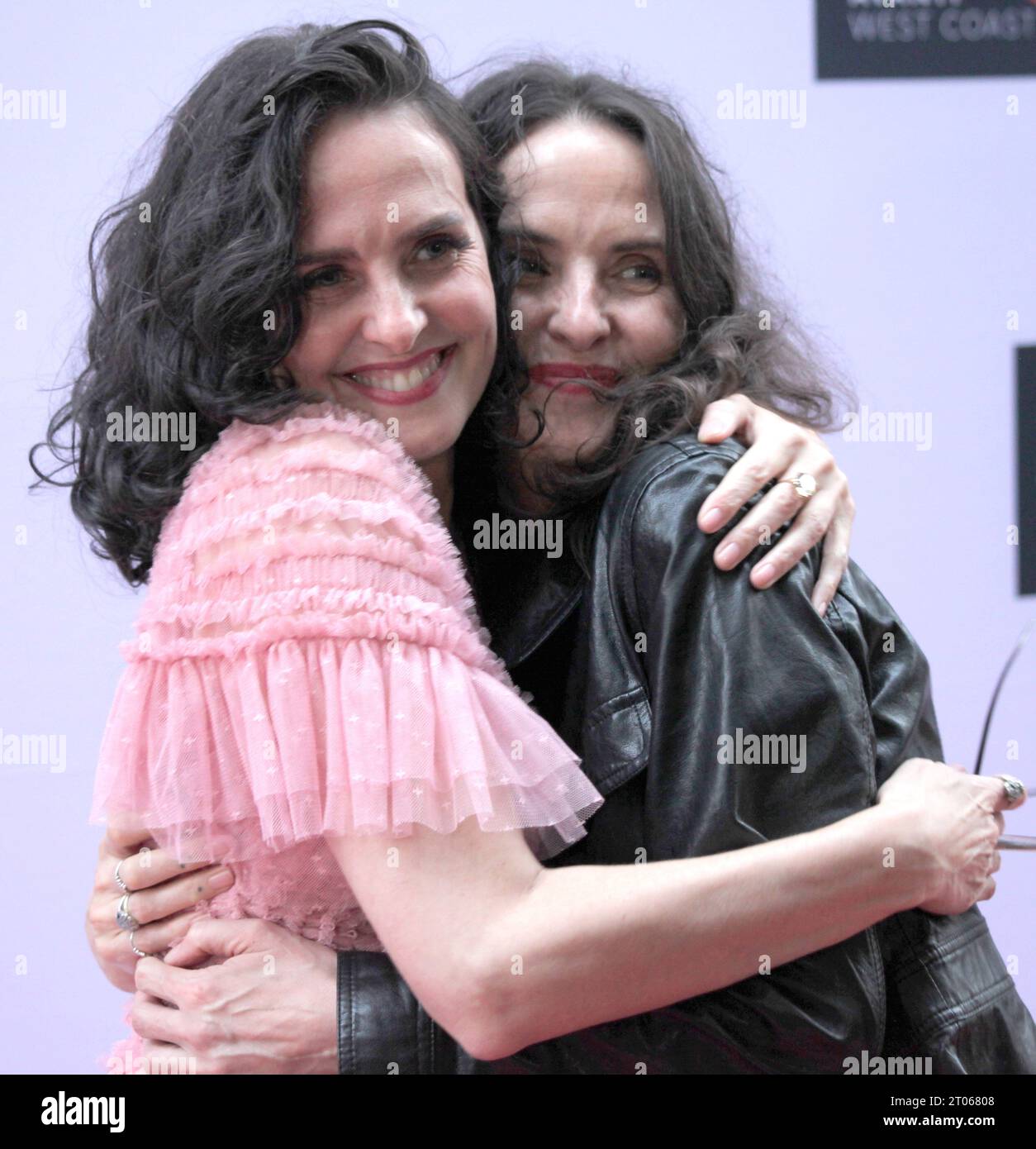 Liverpool. UK. Leanne Best and Sarah Best (twin sister) at the Bolan’s ...