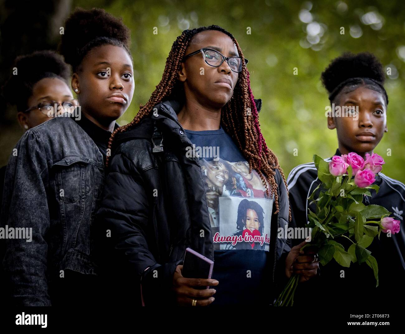 AMSTERDAM - Relatives and other involved parties during the annual ...