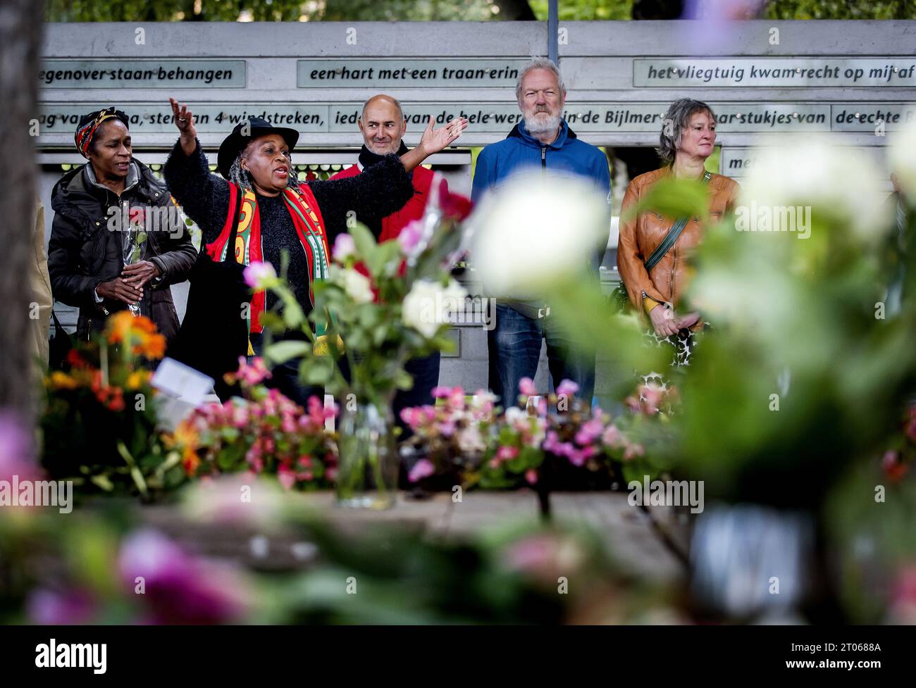 AMSTERDAM - Relatives and other involved parties during the annual ...