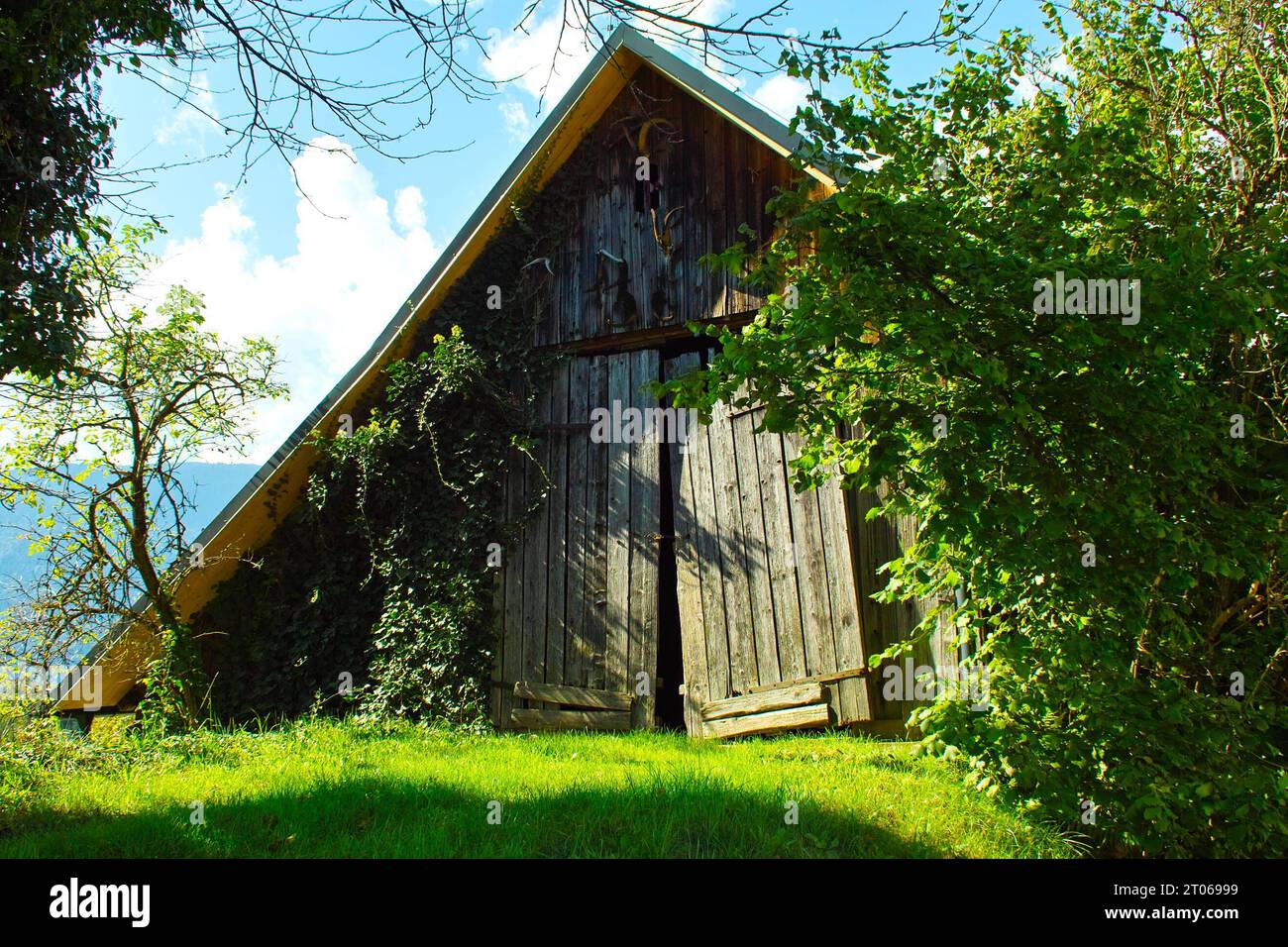 RECORD DATE NOT STATED typical old shag at the Ossiacher lake in ...