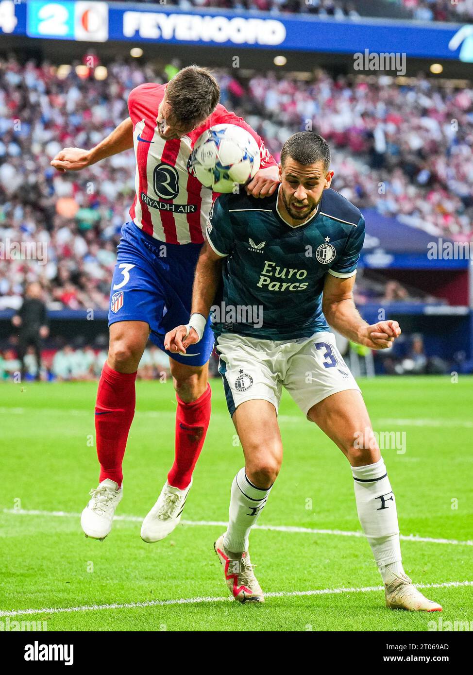 Madrid, Spain. 04th Oct, 2023. Madrid - Cesar Azpilicueta of Atletico ...
