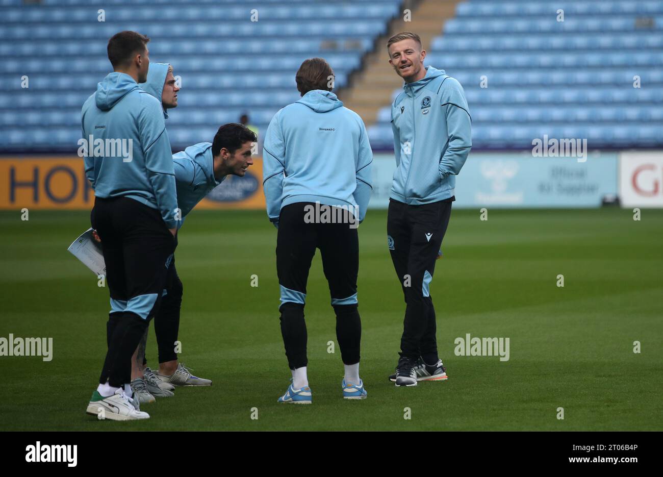 Blackburn Rovers' Scott Wharton (right) before the Sky Bet Championship ...