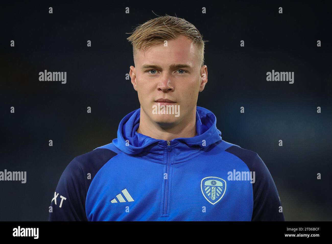 Leeds, UK. 04th Oct, 2023. Kristoffer Klaesson #13 of Leeds United ...