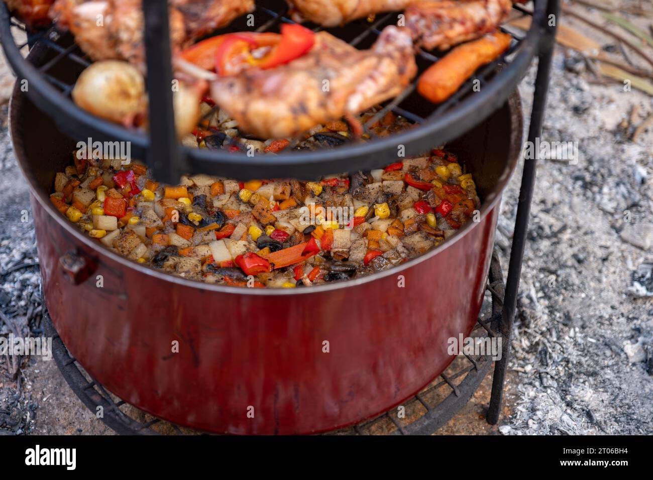 Zurbian dinner. The barrel has been uncovered and it is ready and well ...