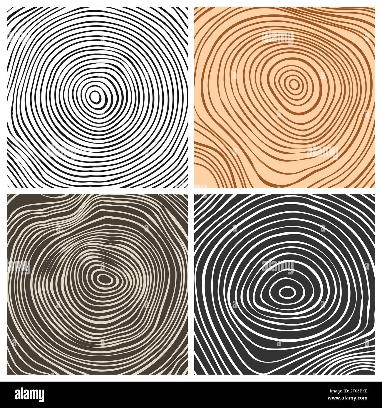 Tree trunk cut textures, pine or oak slice. Sawn timber, wood. Brown ...