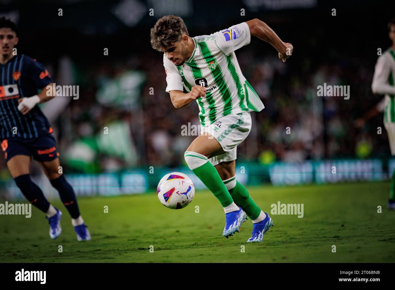 Ez Abde during La Liga 23/24 game between Real Betis and Valencia CF at ...